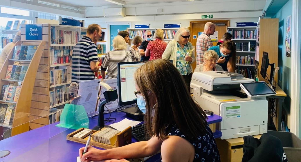 Chetwynd House Residents ‘Check-out’ Local Library with long ‘Over-Due ...